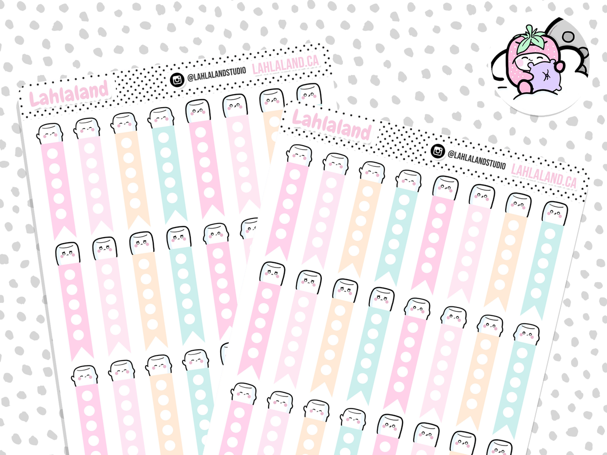 Tripp Pastel Checklists – Lahlaland - Printable Planner Stickers